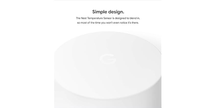 Google NEST-SNSR Google Nest Temp Sensor WHITE white