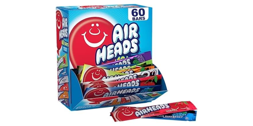 Airheads Candy Bars, Variety Bulk Box