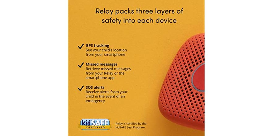Relay Kids Screenless Smartphone, 4G LTE
