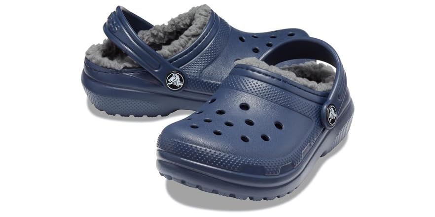 Crocs Kids' Classic Lined Clog Slippers