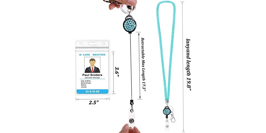 Keys Lanyard With ID Holder
