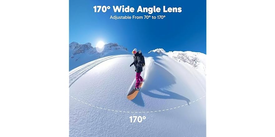 (NEW) Dragon Touch 4K Waterproof Action Camera