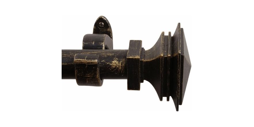 52" - 144" Stacked Square Curtain Rod