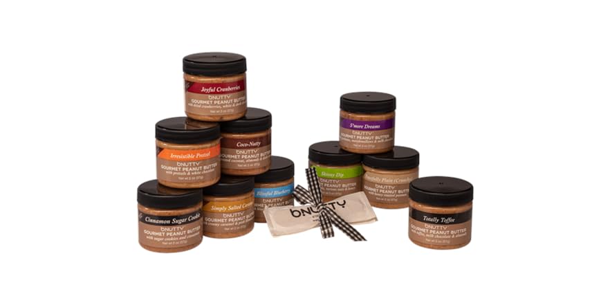 bNutty Gourmet Peanut Butter Holiday Sampler Pack