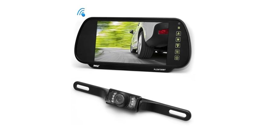 Bluetooth Backup Reverse Camera and 7'' Display Monitor