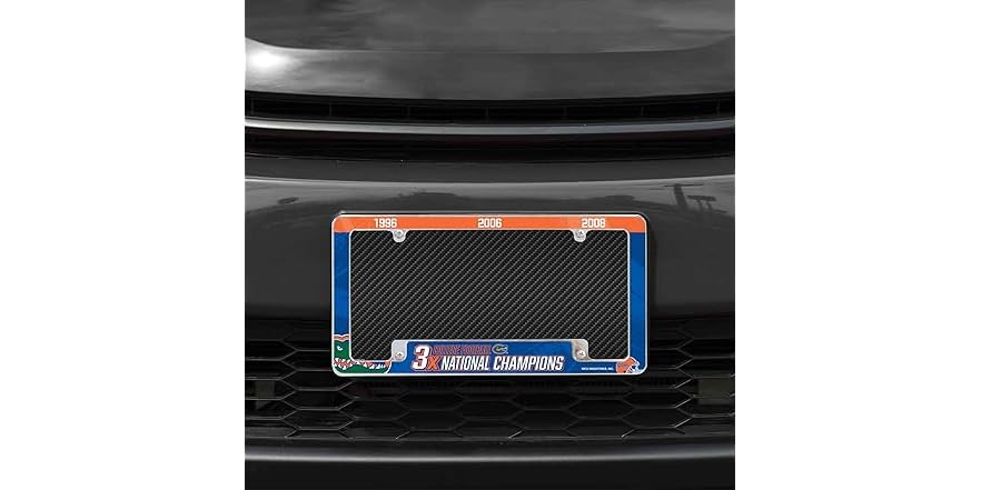 GATORS Chrome License Plate Frame