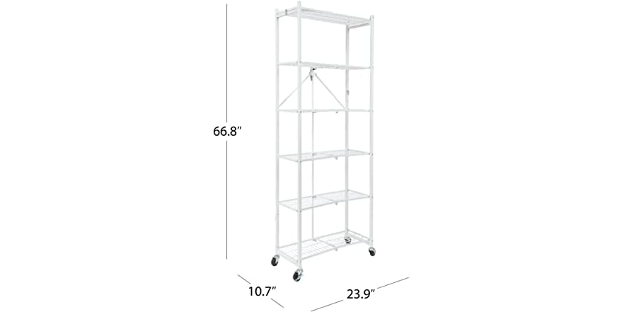 ORIGAMI 2 PACK Refurbished 5 Tier Rack w/Wheels
