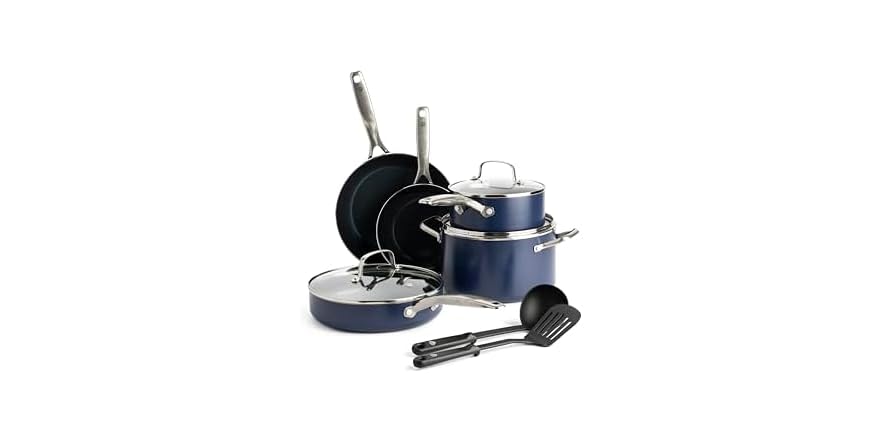 Ceramic Nonstick 10 Piece Cookware Set