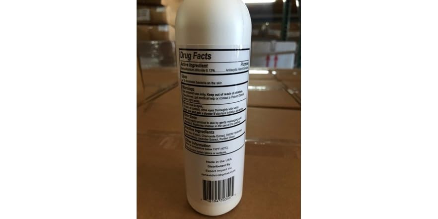 Non-Alcohol Based Hand Sanitizer (8oz 4-Pack)