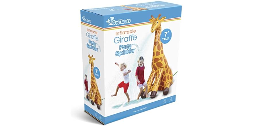 Giant Inflatable Giraffe Party Sprinkler