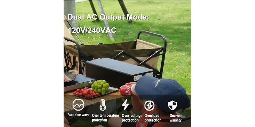 WZRELB 3000W 48V Pure Sine Wave Inverter