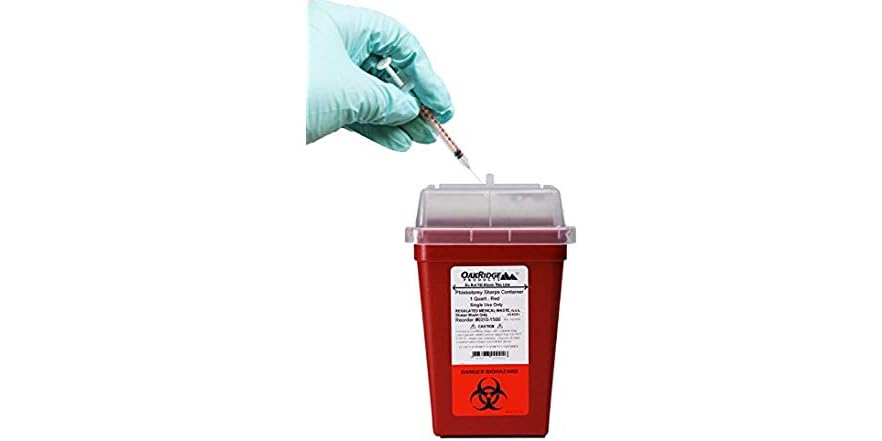 Needle and Syringe Disposal Containers
