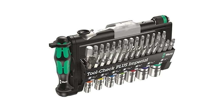 Wera 05056491001 Tool-Check Plus Imperial, 39 Pc (Open Box)