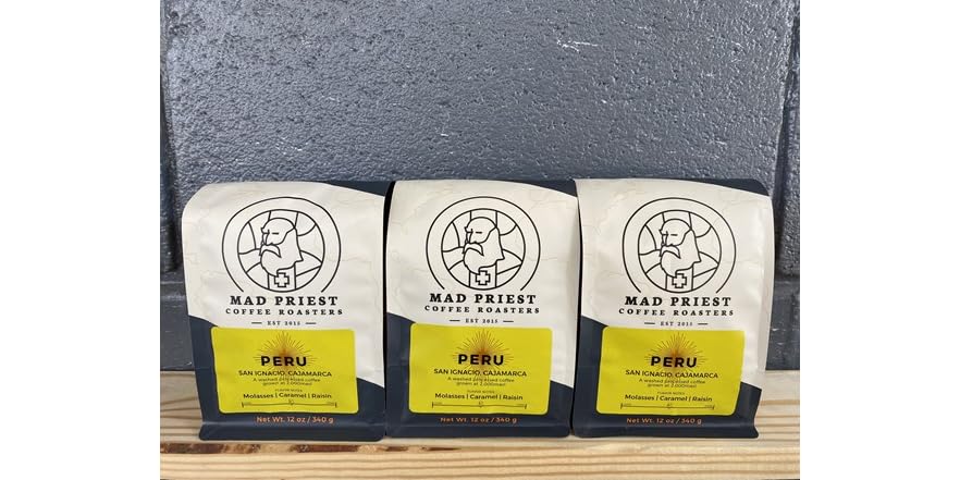 Mad Priest Coffee, 3 Pack - Your Choice