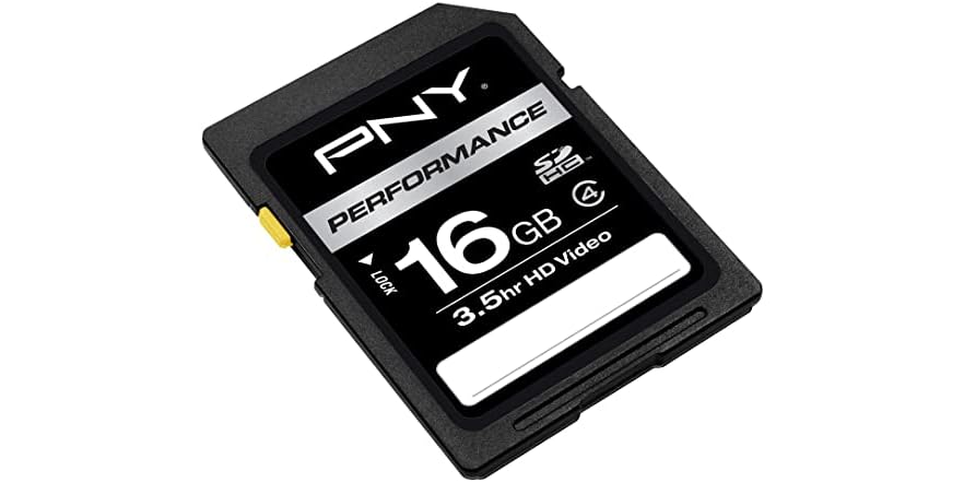 PNY 16GB Performance Class 4 SD Card (2-Pack)