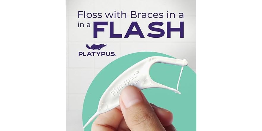 Platypus Orthodontic Flossers For Braces