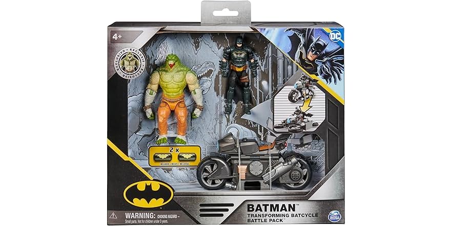 DC Comics Transforming Batcycle Pack