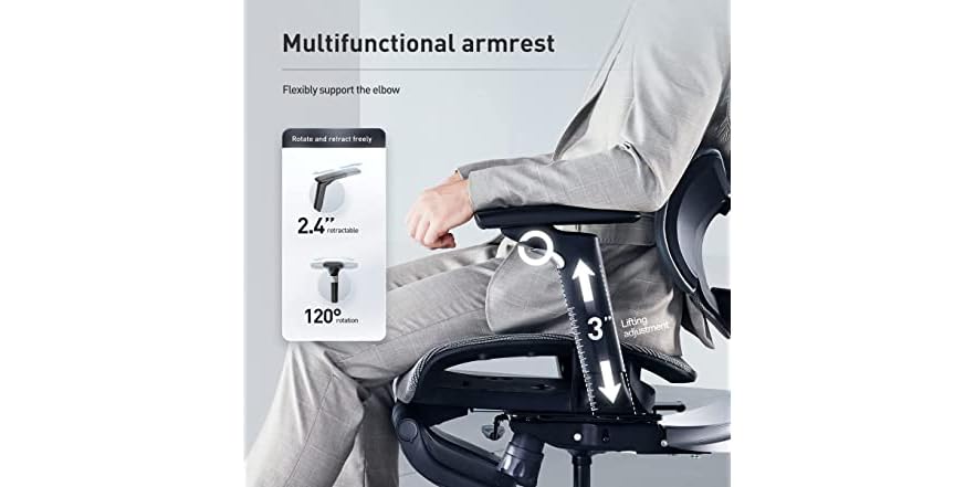Hbada E3 Ergonomic Office Chair