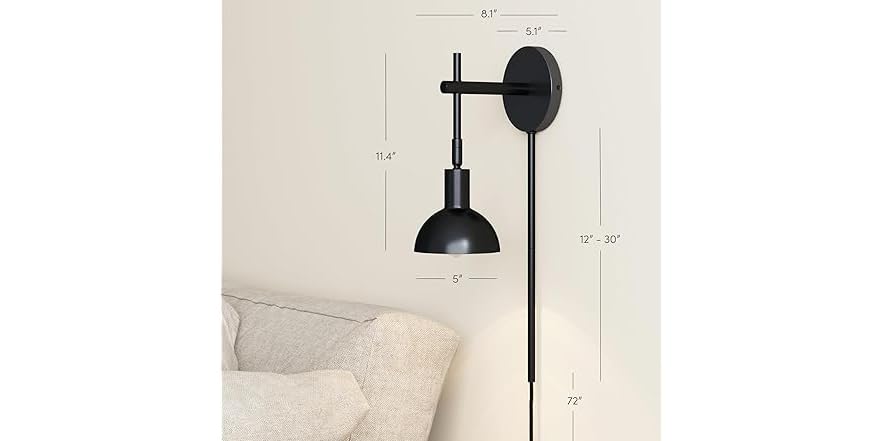 Nathan James Tamlin Wall Light Fixture