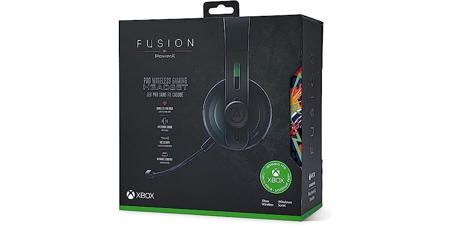 (NEW) PowerA FUSION Pro Wireless Gaming Headset for Xbox Series X|S
