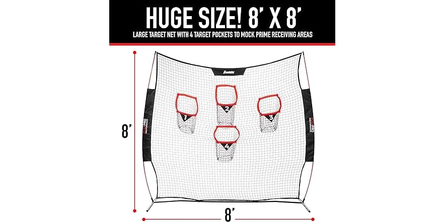 Franklin Sports 8 Foot x 8 Foot Football