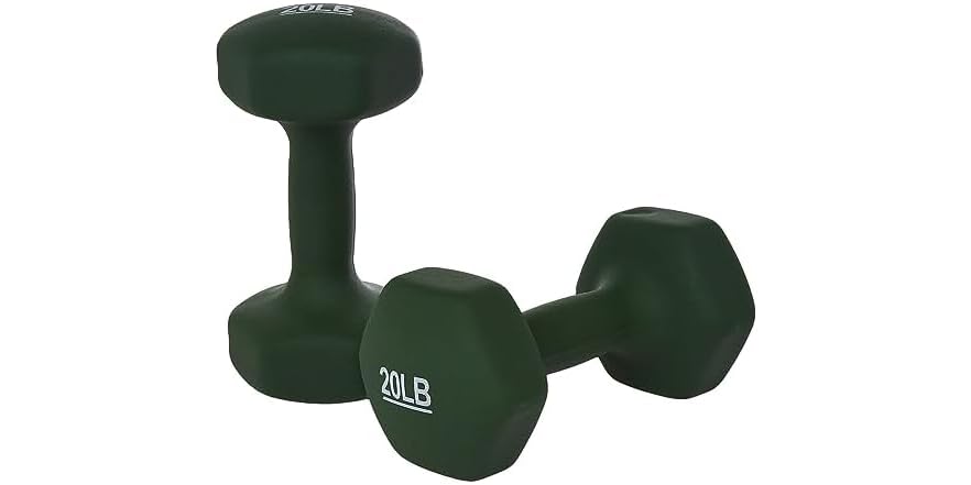Amazon Basics Dumbbell Hand Weight Set