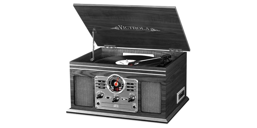 Victrola Classic 6-in-1 BT Entertainment Center
