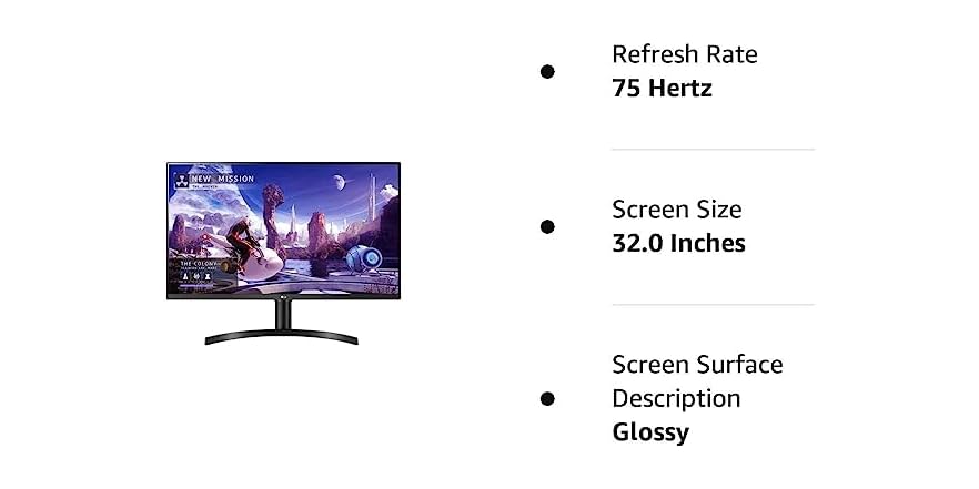 LG 32QN55T-B 32" QHD IPS HDR10 Monitor