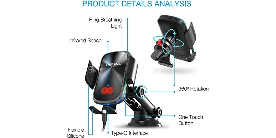Automatic Clamping Charging Car Mount