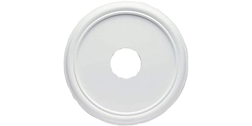 16 in. White Smooth Ceiling Medallion