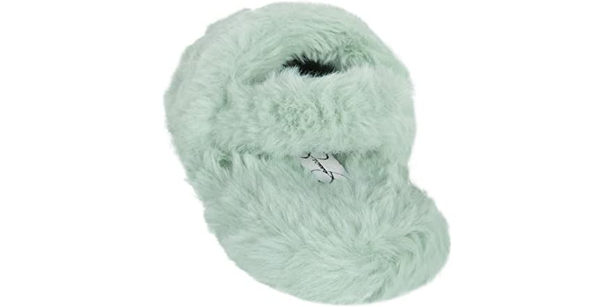 Jessica Simpson Girls Faux Fur Slippers