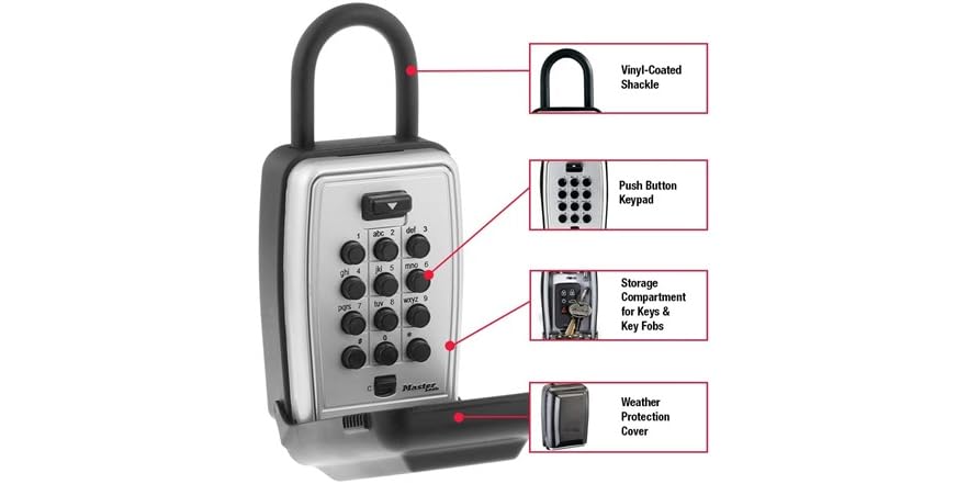 Master Lock Set Your Own Combination Lock Box