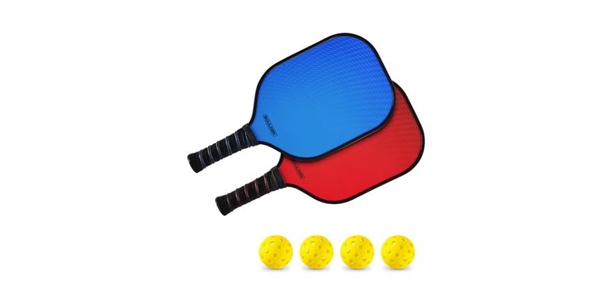 Boulder Pickleball Set of 2 Paddles and 4 Balls