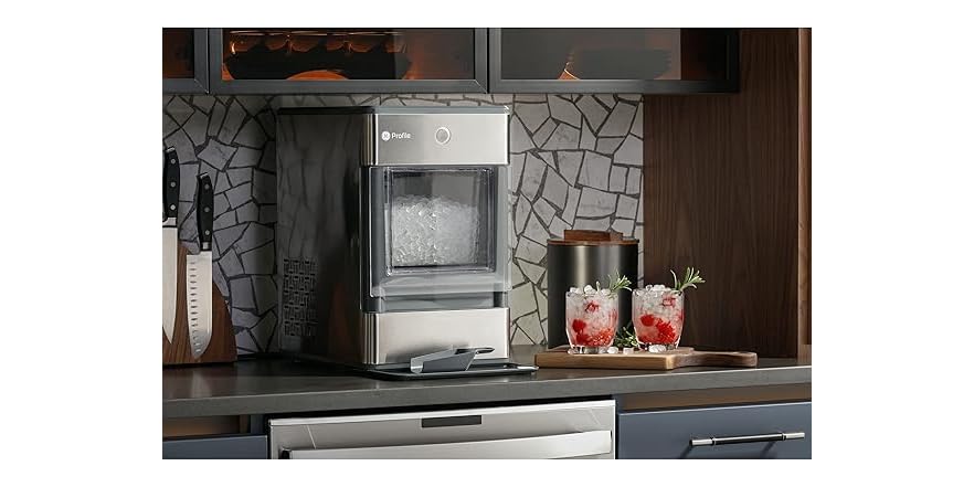 GE Opal 1.0 Ice Maker Silver