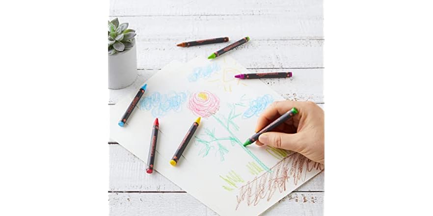 Amazon Basics Crayons with Sharpener