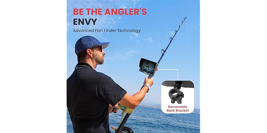 Pyle 7'' Portable LCD Monitor Underwater Fishing Camera