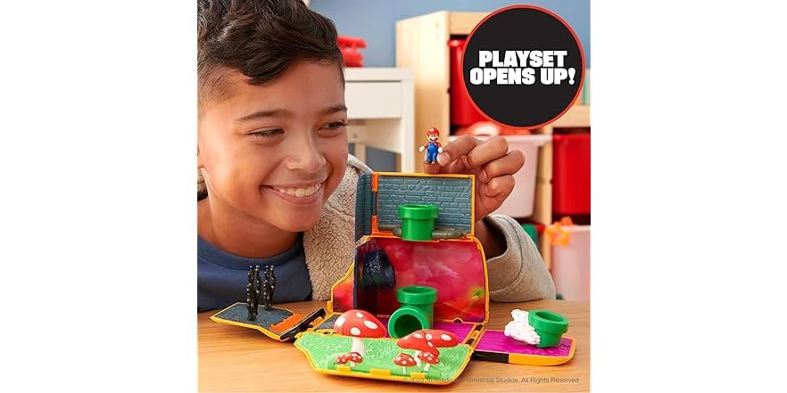 The Super Mario Bros. Movie Van Playset