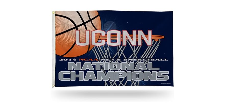 UConn NCAA Champions 3' x 5' Banner Flag
