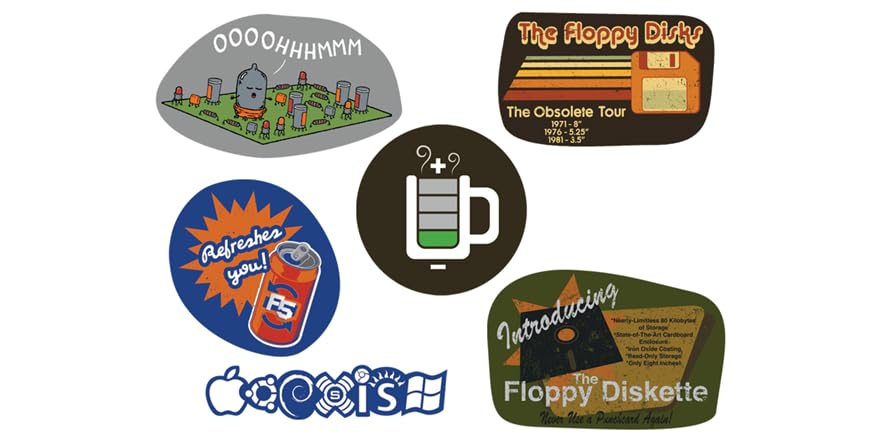 Tech Stickers 6-Pack