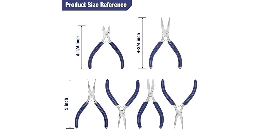WORKPRO 7-Piece Jewelry Pliers Set