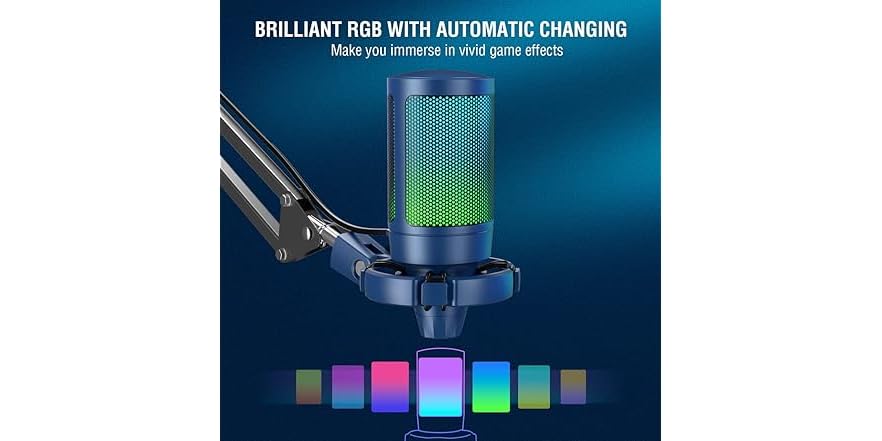 FIFINE Gaming PC USB Microphone Kit