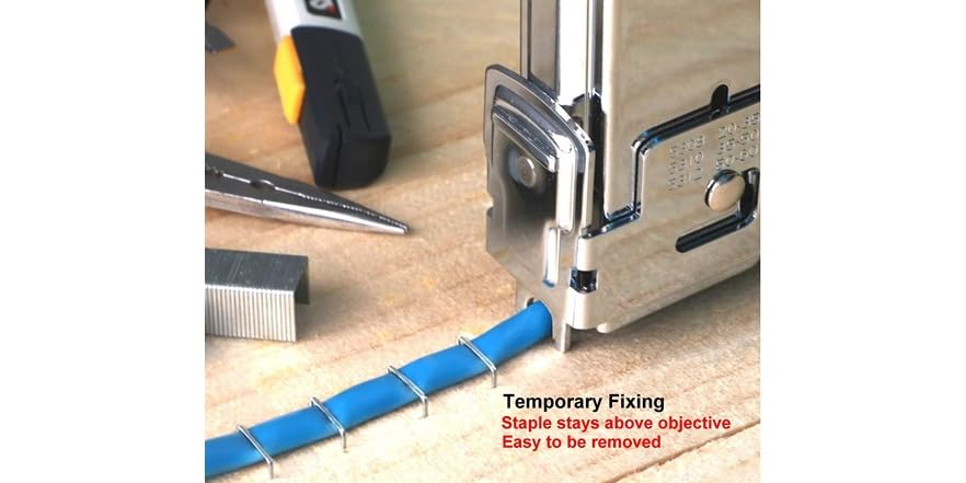 3-in-1 Multi-Function Steel Staple Gun