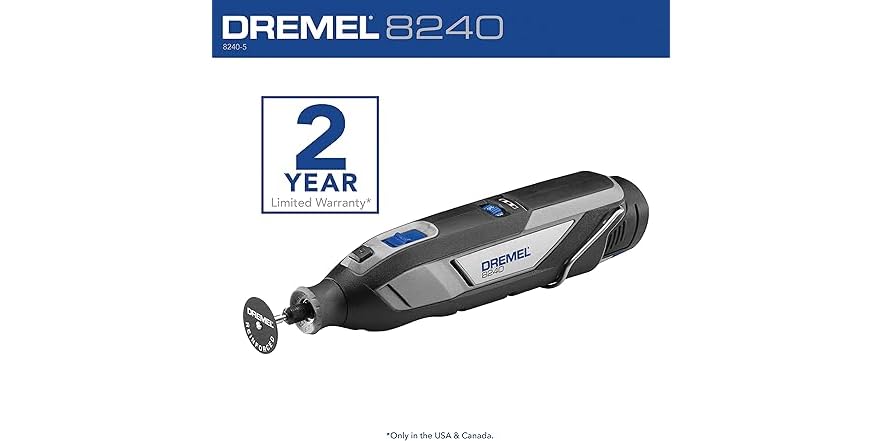 Dremel 8240-DR-RT 12V Cordless Rotary Tool Kit