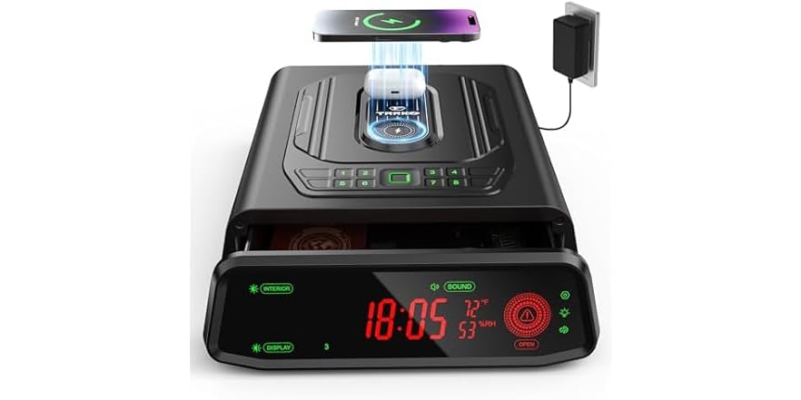 TRRKO Biometric Gun Safe for Handgun