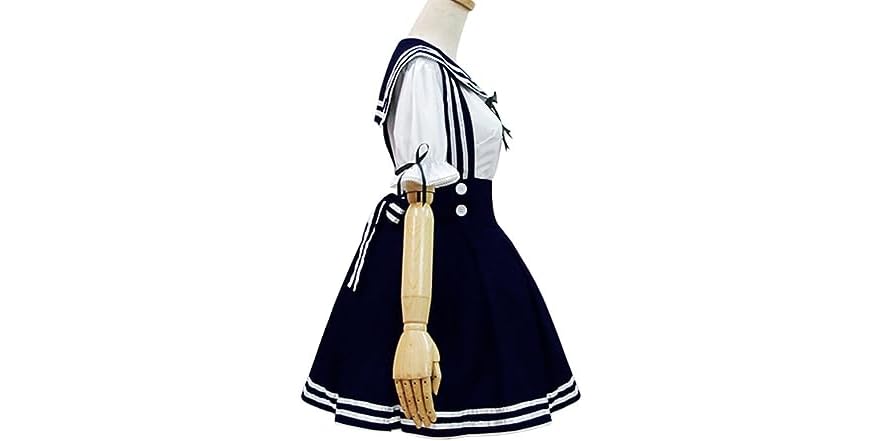 Navy Sailor Anime Cosplay (L, Deep Blue)
