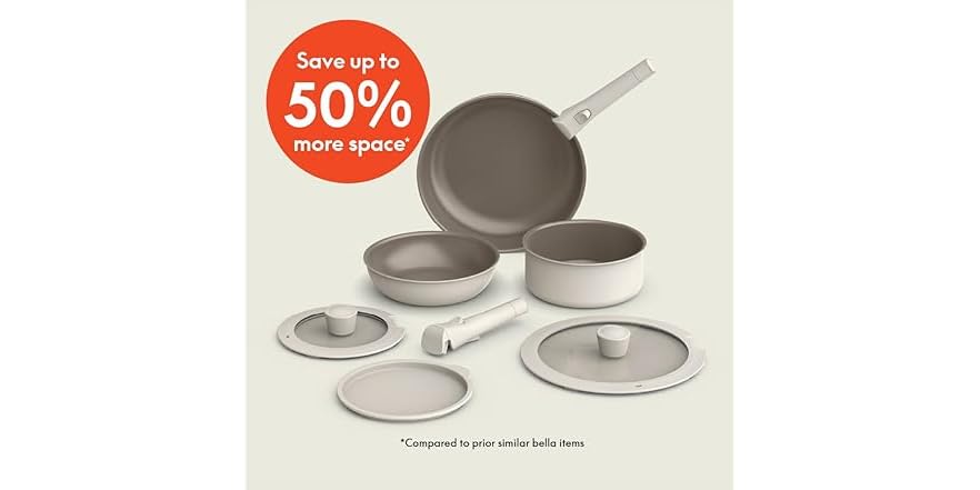 BELLA 8-Piece Fits-Anywhere Kitchenware