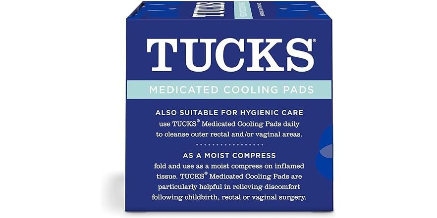 TUCKS Medicated Cooling Pads, 100 Count