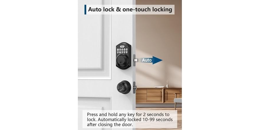 TEEHO TE001 Keyless Entry Door Lock with Keypad