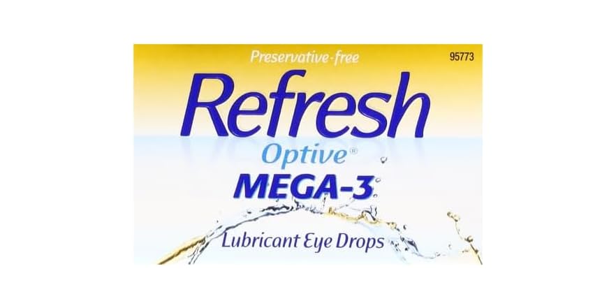 (30 Ct) Refresh Optive MEGA-3 Lubricant Eye Drops
