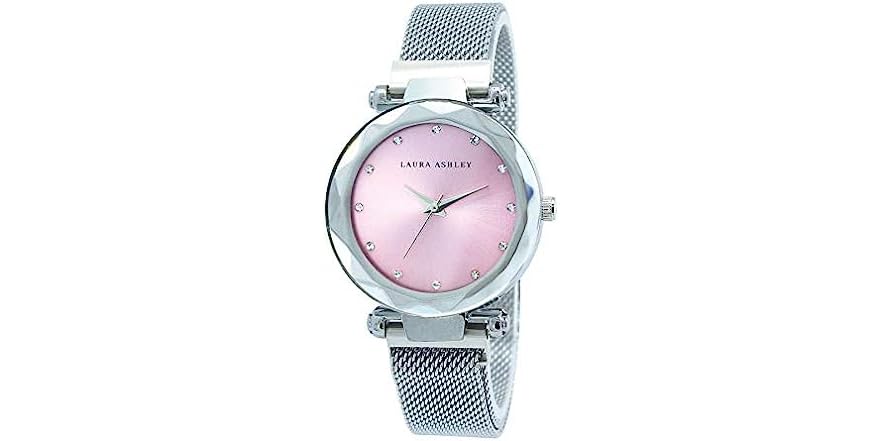 Laura Ashley Facet Bezel Magnet Watch